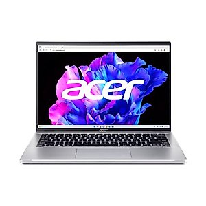 Acer Swift Go 14 Intel Evo Thin & Light Laptop | 14" 2.2K 2240 x 1400 100% sRGB Display | Intel Core i5-1335U | Intel Iris Xe | 16GB LPDDR5 | 512GB Gen 4 SSD | Killer WiFi 6E AX1675 | SFG14-71-54AP