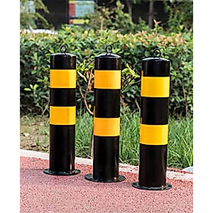 NOGRAX Parking Post, Parking Barrier, for Parking Lot Road Traffic Cones,Car Ground Lock, Parking Space Lock, Parking Pile, Ground Pile, Warning Column Parking