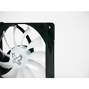 Kaze Flex 120 High Air Flow PC Case Fan, Fluid Dynamic Bearing,120mm x 25mm (ARGB Edition, PWN 4-pin, 1800RPM)