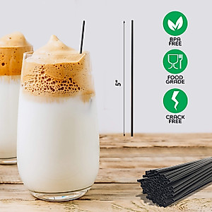 Coffee Stirrers Sticks, Disposable Plastic Drink Stirrer Sticks, 1000 Stirrers, Use It As A Coffee Straws Or A Cocktail Mixers, 5-Inch (Pack of 1), Black