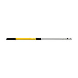 Rubbermaid Commercial Products HYGEN Quick-Connect Straight Extension/Extendable Handle/Stick, 20 - 40 inch, Yellow, Lightweight for Janitorial/Professional Microfiber Cleaning/Dusting