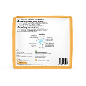 Hello Bello Premium Baby Diapers Size 3 I 27 Count of Disposeable, Extra-Absorbent, Hypoallergenic, and Eco-Friendly Baby Diapers with Snug and Comfort Fit I Sleepy Sloths