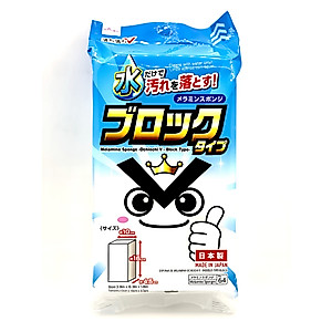1 PC XL Block Magic Eraser. Highly Recommended Extra Durable Melamine Foam. Miracle Cleaning Eraser gets The Job Done. Melamine Sponge Bulk Sized. Extra Thick Magic Cleaning sponges for Tough Jobs.