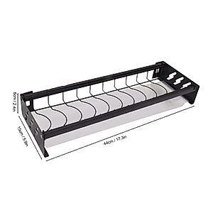 Flatware Drainage Rack, Neat Keeping Decorative Wall Mounted Simple Installation Rust Proof Iron Plastic Tableware Drainage Holder for Kitchen (Bowl Holder Chopsticks Holder Spoon Holder)