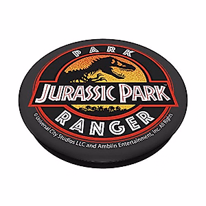 Jurassic Park Ranger Logo PopSockets PopGrip: Swappable Grip for Phones & Tablets