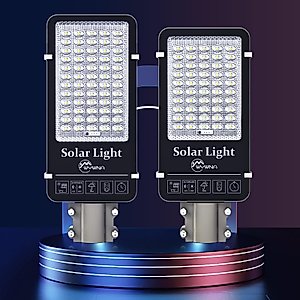 WYWNA 6000W Solar Street Lights Outdoor and 5000W Solar Street Lights Outdoor