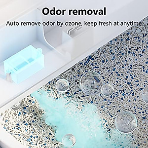 Self Cleaning Cat Litter Box, CATBOAT Scoop Free Automatic Cat Litter Box Smart with APP Control (2.4Ghz WiFi), Odor Removal, Safe Lock, Quiet Large Space for Cats Kitty Self Scooping Auto Litter Box