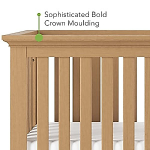 Child Craft Jordyn Euro 4-in-1 Convertible Crib, Biscotti