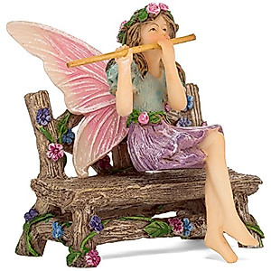 Patio Eden Miniature Fairy Garden House Kit - Mini Fairy Figurines - Indoor or Outdoor 3 Piece Accessory Set