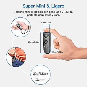 Eyoyo Barcode Scanner, Mini Portable Barcode Reader with USB Wired 2.4G Wireless Connection 1D 2D QR PDF417 Data Matrix Image Scanner