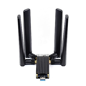 5G DONGLE Module with Quad Antennas USB3.1 Port Aluminum Alloy Heatsink M.2 Key B Interface @XYGStudy (USB to M.2 B Key)