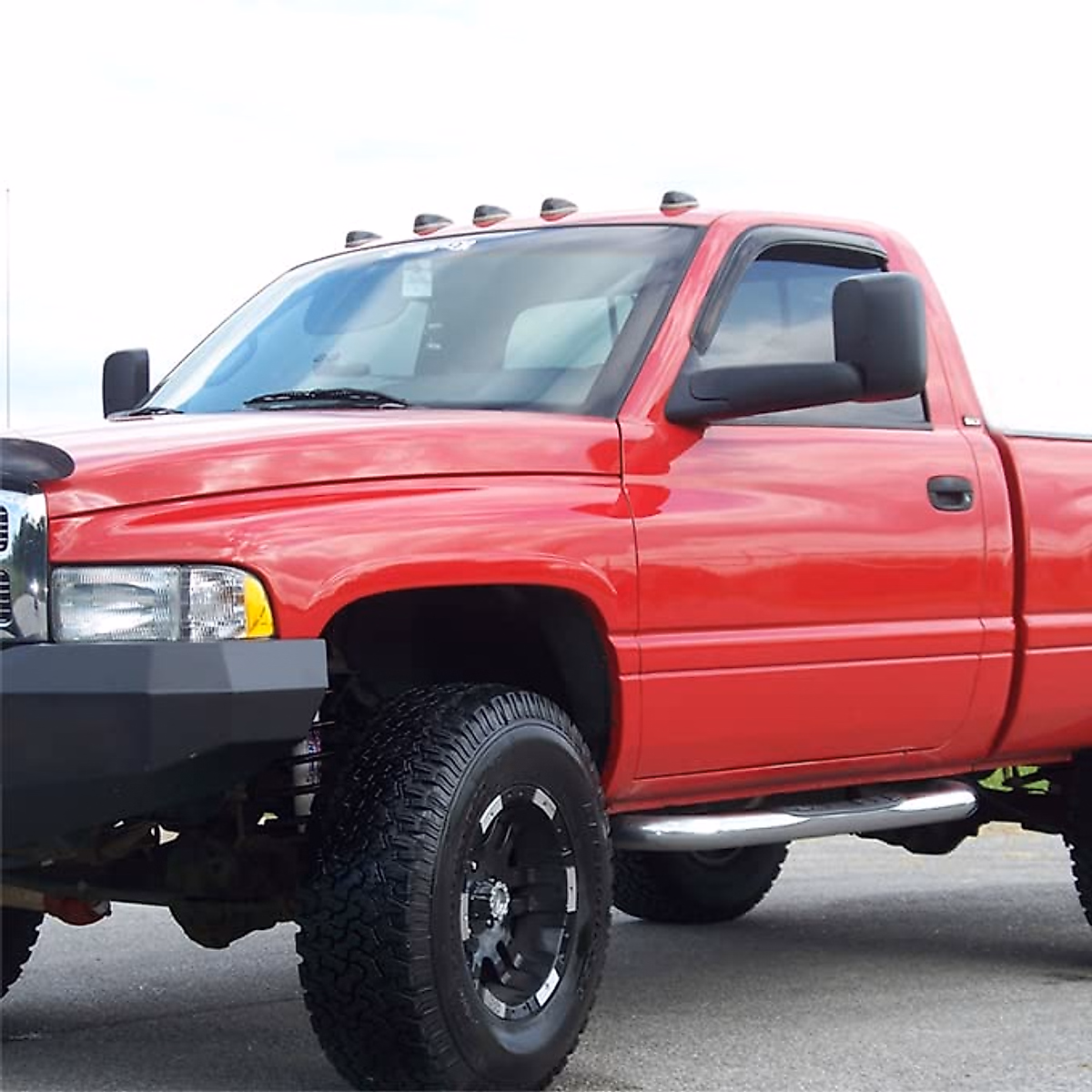 AKKON - For 94-01 Dodge Ram Pickup Truck Extendable Towing Manual Mirrors Left + Right Side Pair Replacement