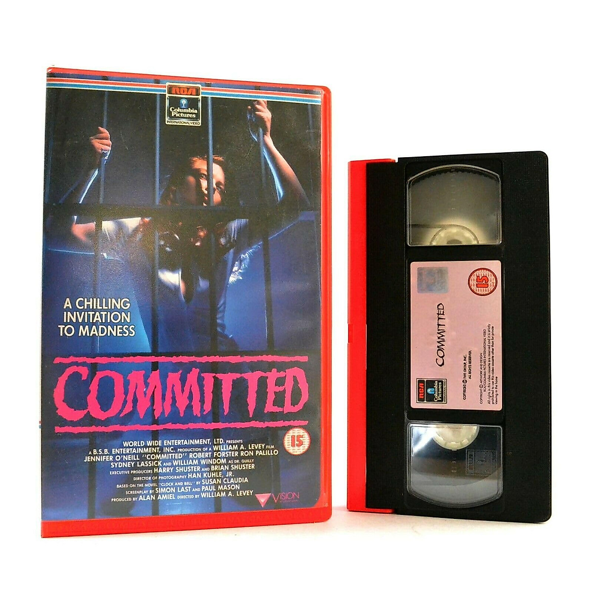 Committed: A Chilling Invitation To Madness - Large Box - Drama (1991) - VHS