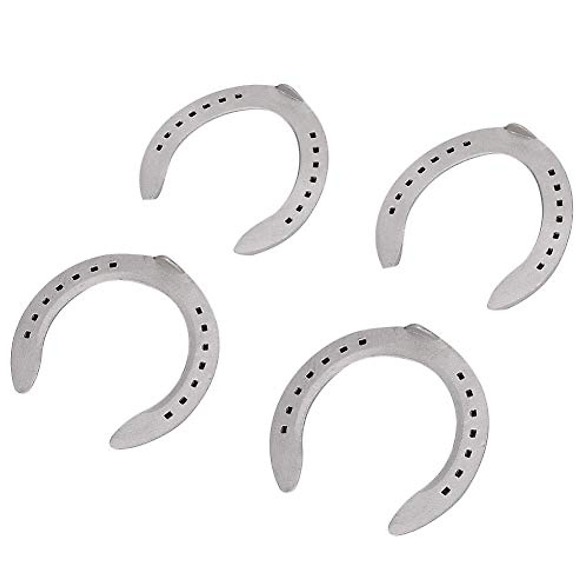 Aluminum Alloy Horseshoe, Horse Riding Tool, Sturdy Horseshoe Accessories, for Horse & Racing(No. 4)