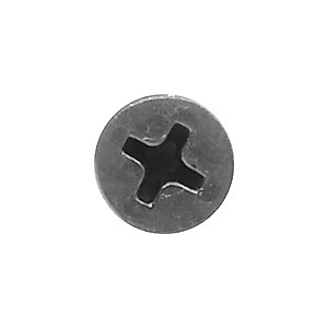 100 Pack Rok Hardware #8 x 1 Coarse Thread Phillips Flat Head Wood Screws Black MDF