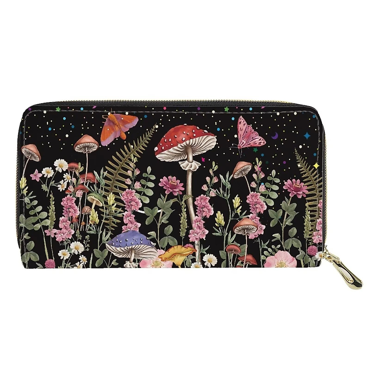 Cozeyat Women PU Leather Wallet Cute Basset Hound Dog Purse Clutch Stylish Zip Around Wallet Card Holder