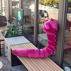 Toji Worm Plush 47Inch Toji Fushiguro Worm Plush Toy fushiguro Plush Pillow Soft Stuffed Toji Fushiguro Cursed Sprite Plush Plush Pillow Soft Stuffed Gift for Fans Anime Lovers (Purple(130CM/51.3IN))
