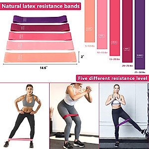 Yoga Wheel Set (11-in-1),Yoga Wheel Back Wheel for Back Pain, Yoga Blocks 2 Pack with Strap, Resistance Bands,Yoga Wheel Bag, Perfect Yoga Accessory for Stretching and Improving Backbends (Purple)