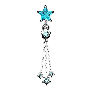 Star Twinkle Reverse WildKlass Belly Button Ring