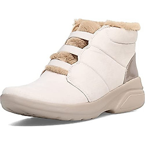 BZees Womens Golden Puff Ankle Boot Wind Chime Microfiber 9.5 M