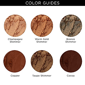 VenuKiss 6 PCS Shimmer Glitter Eyeshadow Stick, Waterproof & Long Lasting, Professional Warm Natural Makeup Eyeshadow Pencil Set