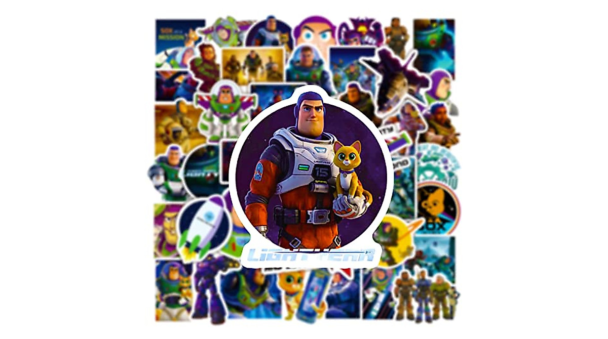 Buzz Lightyear Stickers - 50 Waterproof Vinyl Decals for All Surfaces