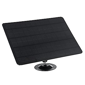 PENCHEN 10W 5V Micro USB Solar Panel 2000mAh 360-degree Rotation Waterproof Wall Mounted Monocrystal Silicon Solar Plate for USB Camera