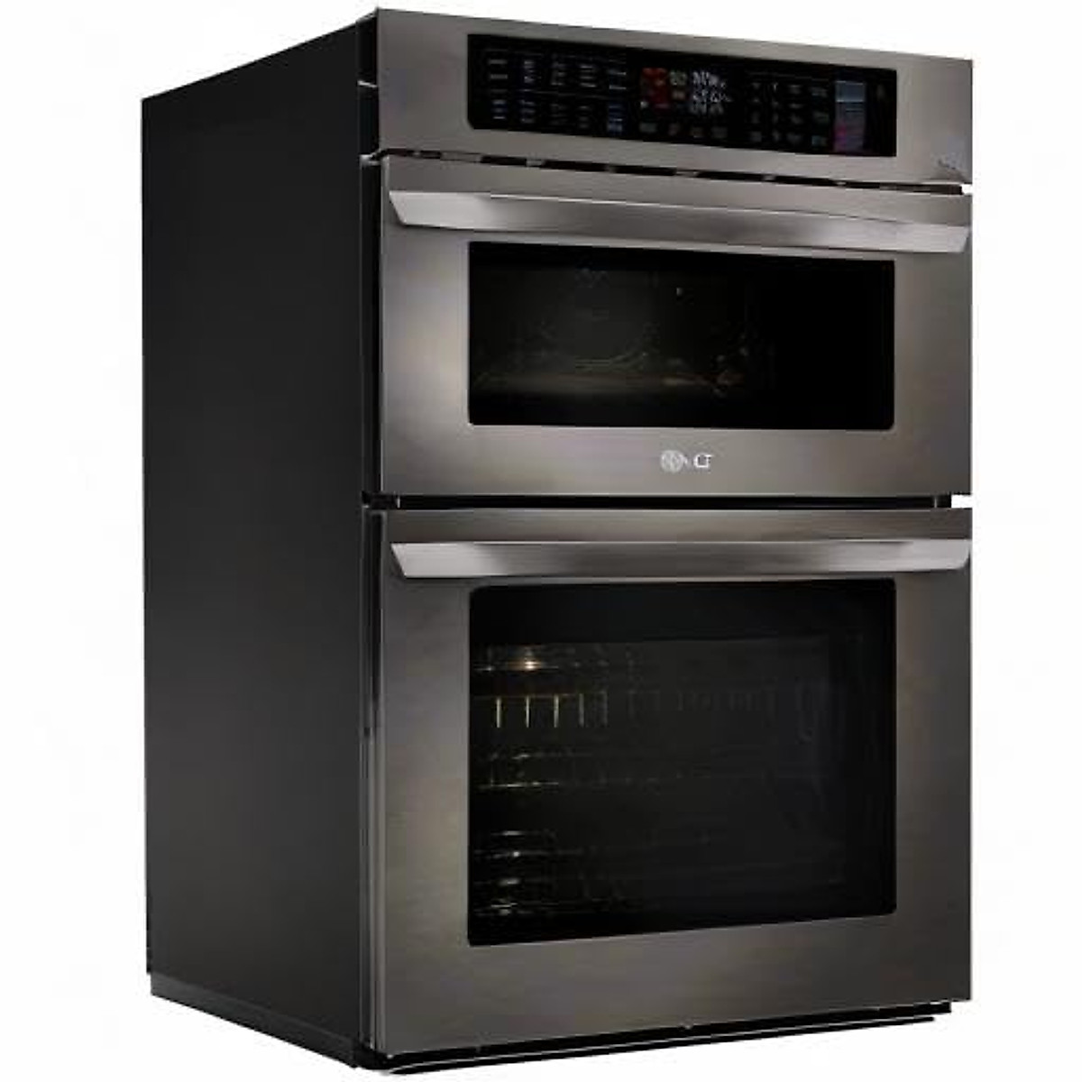 LG LWC3063BD Electric Oven - Single - 30" - Electric Heat Source (Main Oven) - Convection Main Oven Function - Wall - Black Stainless Steel