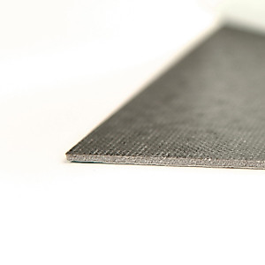 FloorPops FP3564 Fleur Peel & Stick Floor Tiles, Black