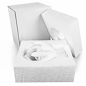 JUNIQUTE Sleeping Resting Angel in God's Hand with Colorful Light Fairy Garden Deco Cupid Statue Home Deco Cherub Statue Baby Sculpture Figurine Memorial