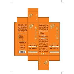 Makari Extreme Active Intense Botanical Body Oil (125 ml) | Softens, Conditions, Hydrates, and Rejuvenates Skin | Helps Fade Marks, Blemishes, and Spots | Recommended for All Skin Types