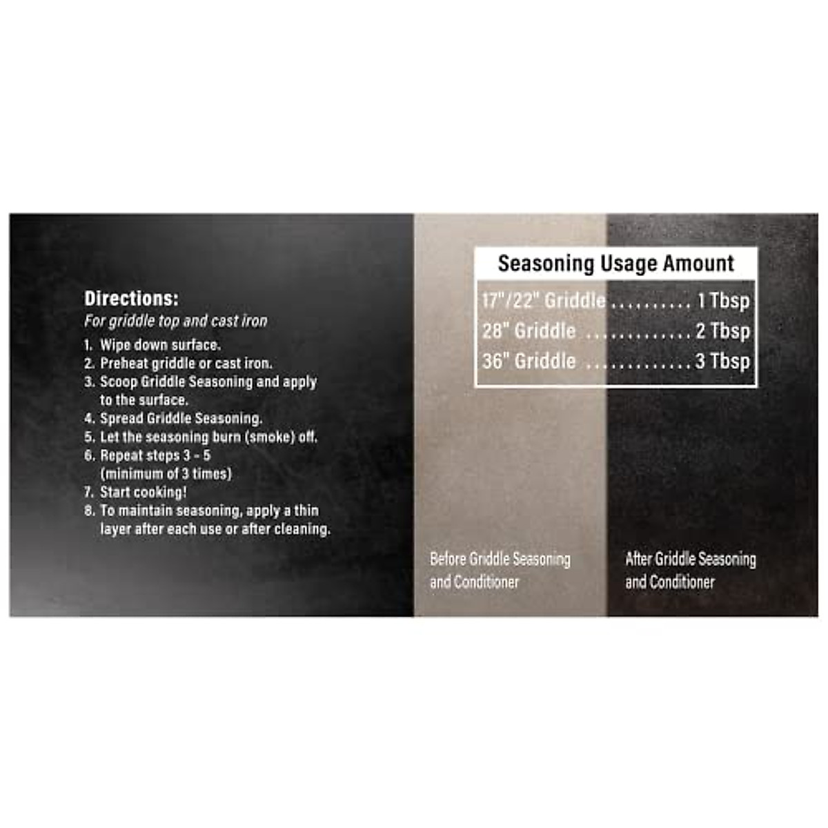 Cast Iron Seasoning wax Blackstone 2-IN-1 Griddle & Cast Iron Seasoning Conditioner 6.5 OZ– Effective Rub Formula Food Safe – Easy to Use Cleaner & Conditioner – Plus BETRULIGHT Fridge Decal – 1 Pc