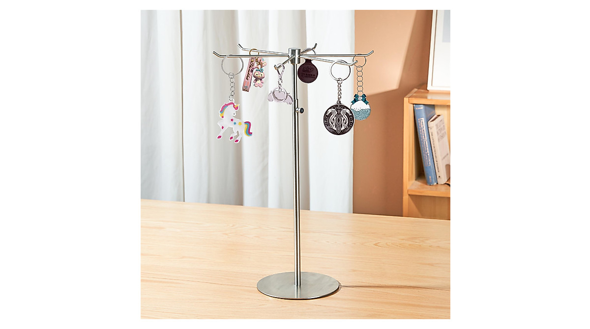 bjewego Rotating Keychain Display Stand - Elegant & Durable