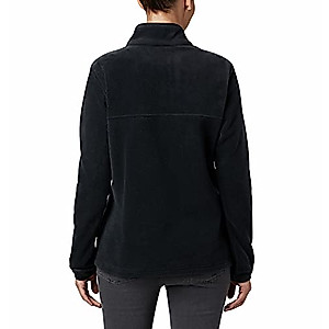 Columbia Women's Benton Springs 1/2 Snap Pullover, Black, X-Small