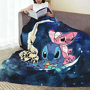 TEXPXV Cute Cartoon Throw Blanket for Adults Kid 3D Printed Fuzzy Cozy Microfiber Plush Lightweight Fleece Blanket All Season for Home Couch Bed and Sofa Gifts 40"x50"