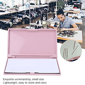 Magnetic Needle Storage Case, Rectangle Magnetic Needle Keeper Cross Stitch Sewing Knitting Pin Holder Case Organizer Container Tool