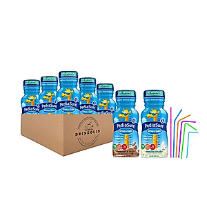 Pediasure Immune Support Kids Protein Shake Grow (8 Fl Oz 6 Pack) Vanilla and Chocolate