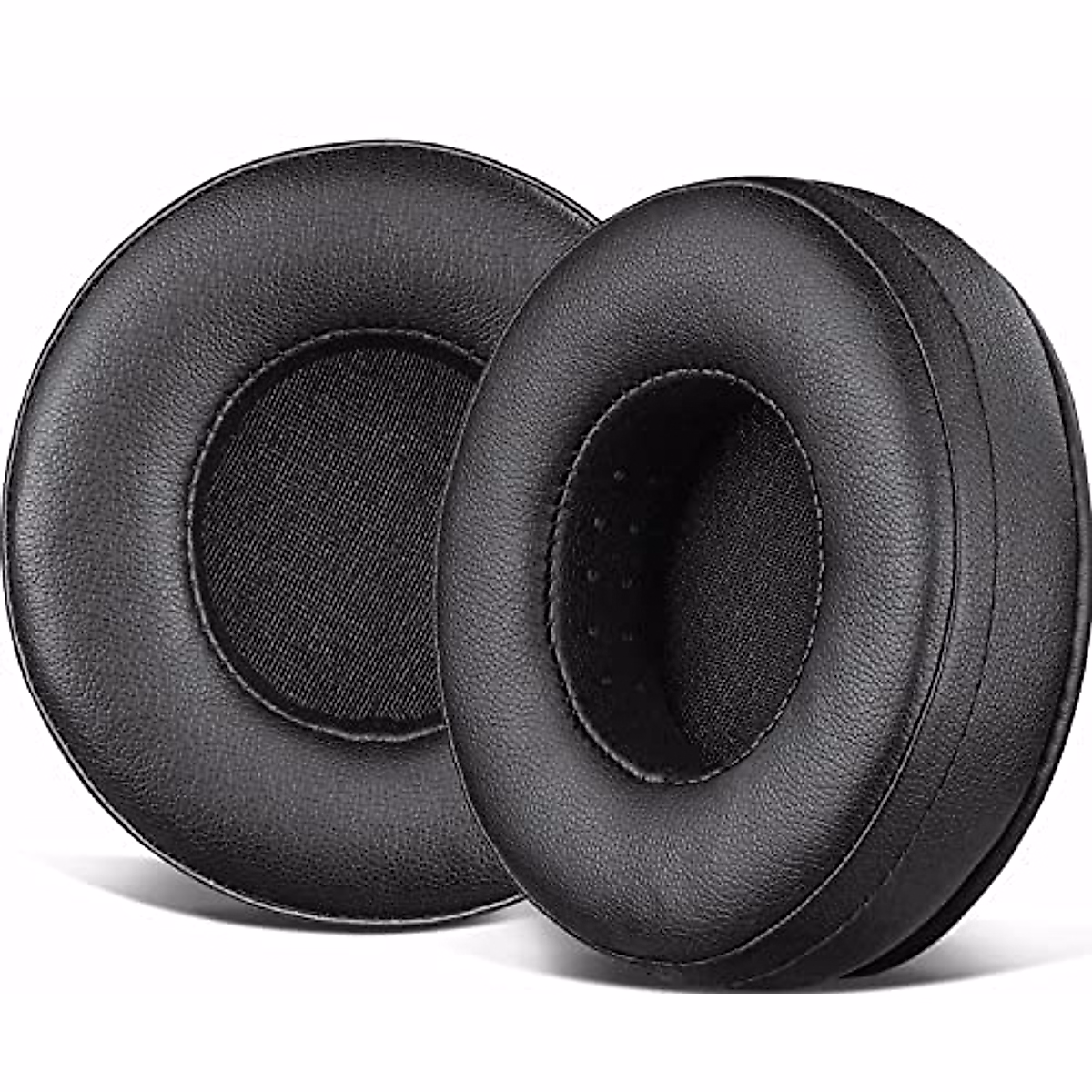 SOULWIT Professional Replacement Earpads Cushions for Skullcandy Hesh & Hesh 2 Wireless Over-Ear Headphones, Ear Pads with Softer Leather, Noise Isolation Foam, Added Thickness (Black)