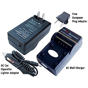 iTEKIRO Replacement Battery Charger Kit for Polaroid t730 t831 t833 Digital Cameras (NOT for Polaroid T737)