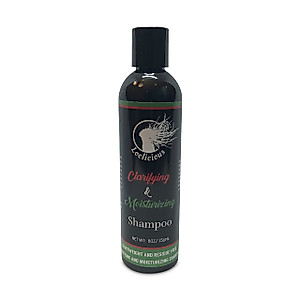 LOCLICIOUS Clarifying & Moisturizing Shampoo for Locs, Dreadlocks, Braids, and Dreads - Vegan, Organic Formula - Lightweight & Residue-Free - Promotes Healthy Hair (8oz)