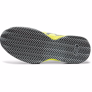 ASICS Women's Gel-Resolution 7 Clay Court Shoes, 7, Safety Yellow/Stone Grey