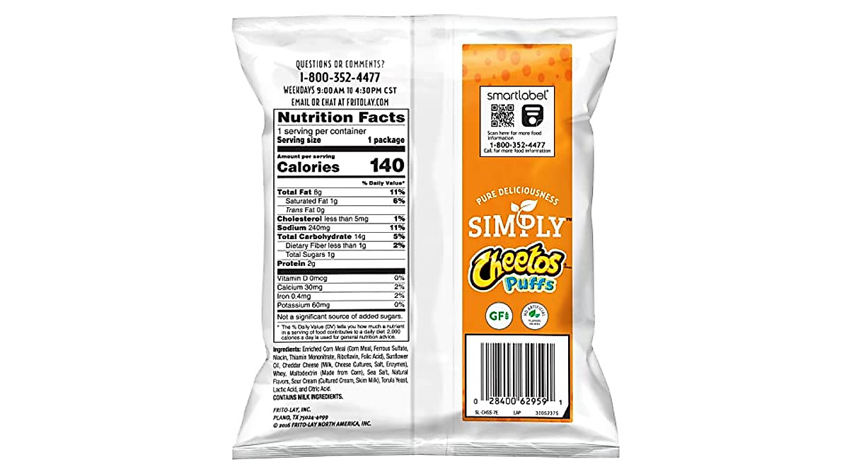 Simply Cheetos Variety Pack – 36 Cheesy Snacks with Real Ingredients