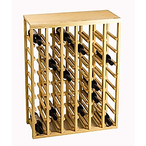 Creekside 48 Bottle Table Wine Rack (Pine) by Creekside - Exclusive 12 inch deep design conceals entire wine bottles. Hand-sanded to perfection!, Pine