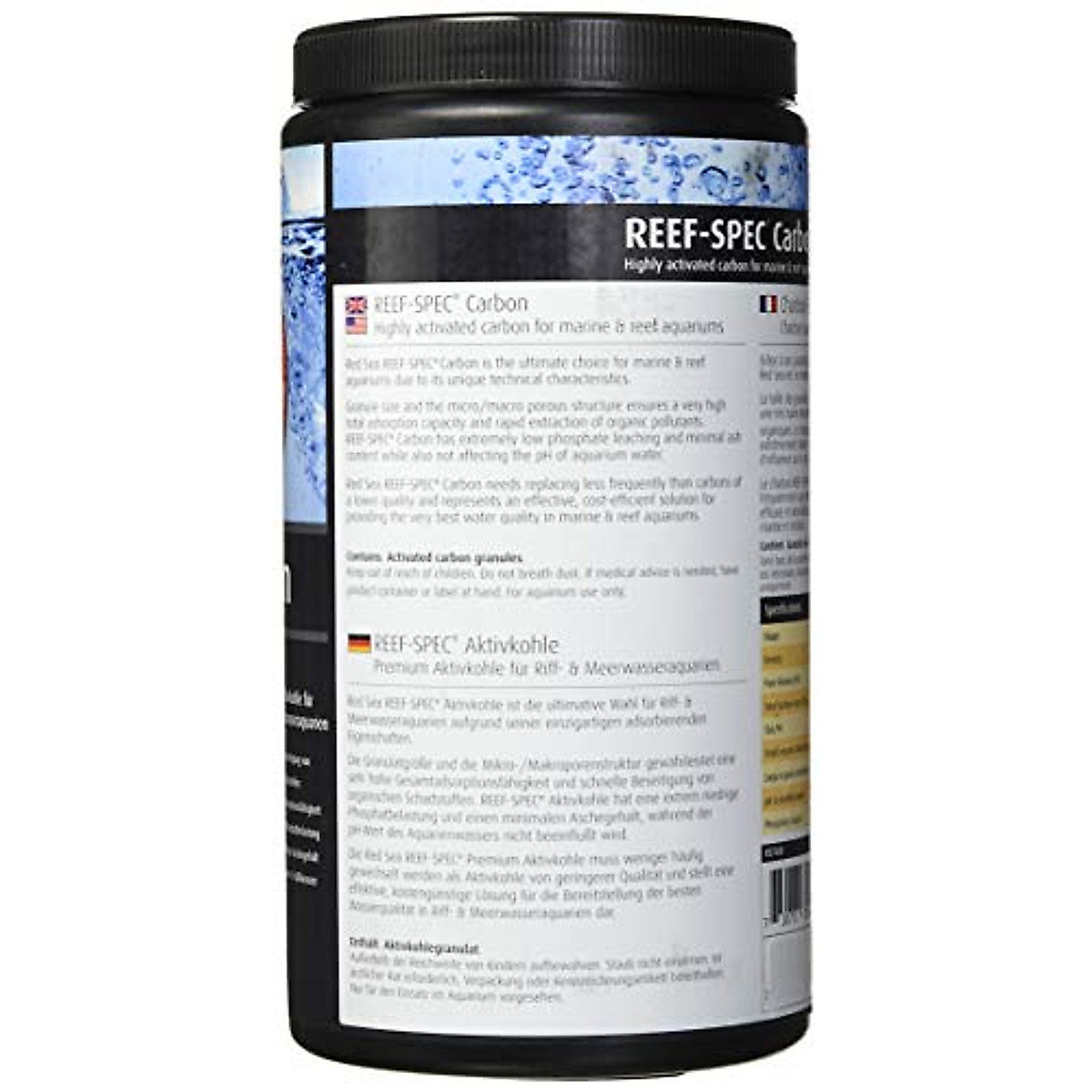 Reef Red Sea Spec Carbon - Aquarium Filter Media (2000 Ml/ 64 Oz), Black (37420)