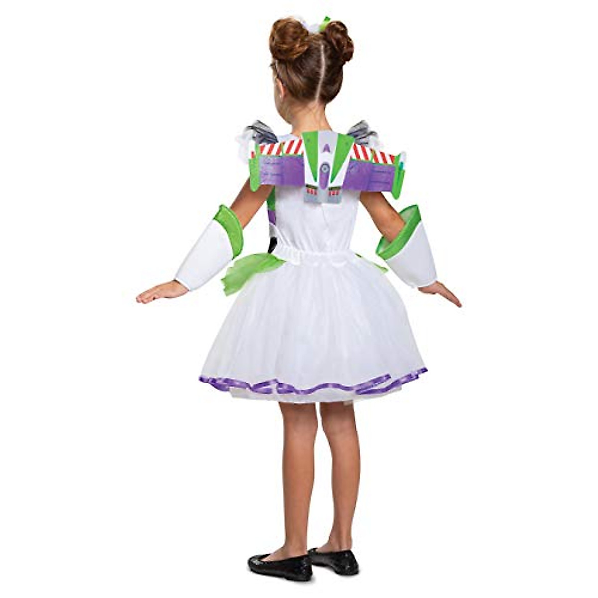 Disguise Buzz Tutu Deluxe Toy Story 4 Child Girls Costume, S (4-6x), White