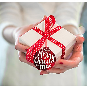 Christmas Gift Tags 60 Count with Untied String (15 Assorted Glitter, Foil, printed designs for DIY Xmas Present Wrap and Label Package Name Card)