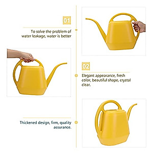 Housoutil 1pc Long Spout Watering Can Mouth Plastic Watering Pot Mister Spray Bottle Watering Can with Handle Plant Watering Can Water Pot for Plants Beach Kettle Handheld Pp