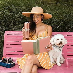 JNSMFC Dog Mom Cups for Women,Dog Mom Gifts Tumbler for Mother’s Day Birthday,Dog Mom Themed Gifts Travel Mug for Dog Lovers,20 Oz Insulated Stainless Steel Travel Cups with Lid and Straw,Rose gold