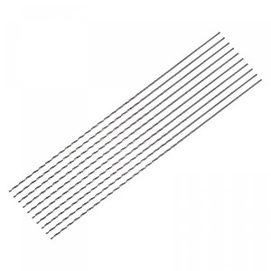 uxcell 10 Pcs 0.8mm Mini Micro Twist Drill Bits, High-Speed Steel Straight Shank Extra Long Drill Bit 100mm for Aluminum Alloy