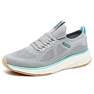 Cestfini Grey Slip on Tennis Shoes Lightweight Womens Walking Shoes Comfort Casual Sneakers for Gym Workout Nurse Running Grey 7